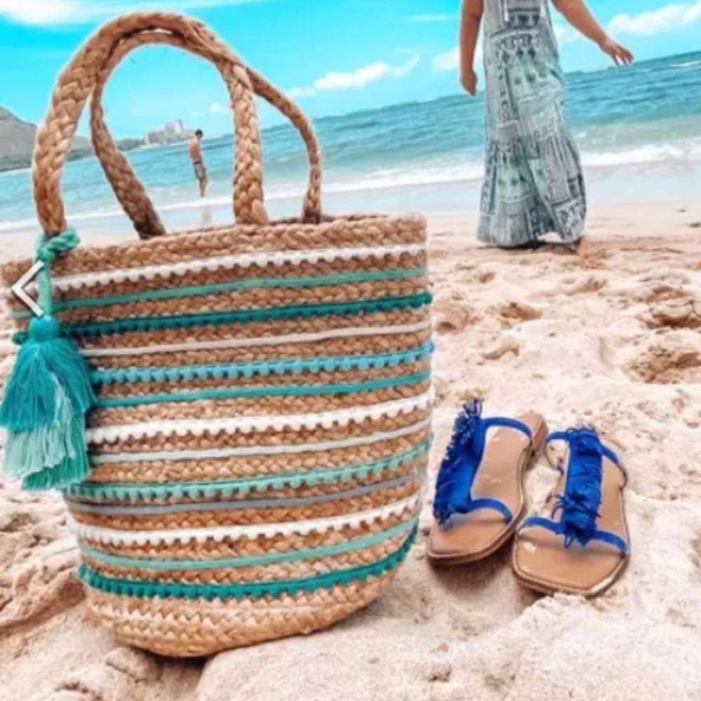 Beach Jute Bag - Gem